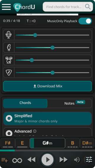 ChordU Features Page
